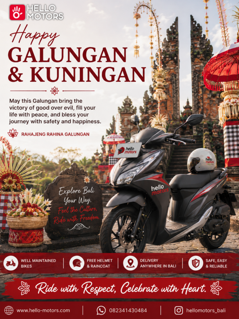 Celebrate Galungan & Kuningan with Hello Motors – Discover Bali with ...
